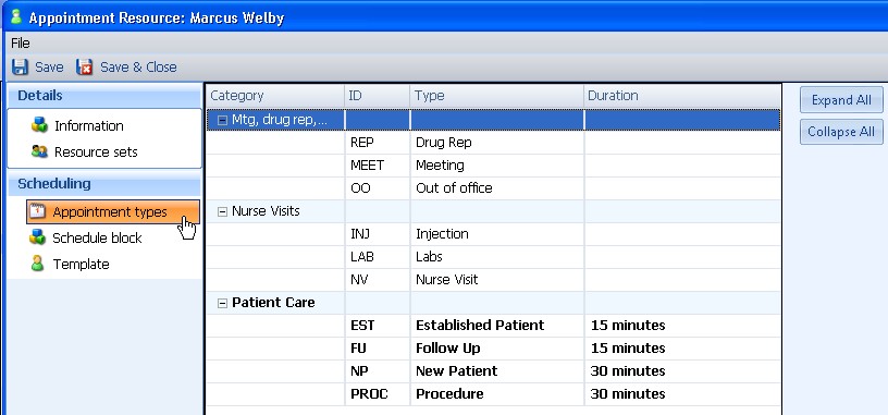 Appointment Resources | ChartLogic Help Center