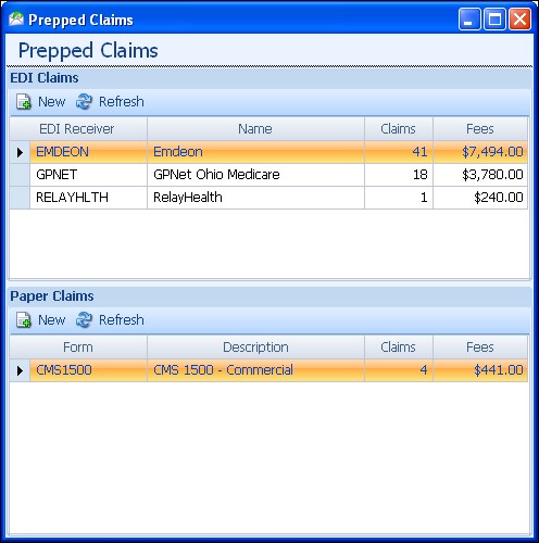 Generate Claims (Paper) | ChartLogic Help Center