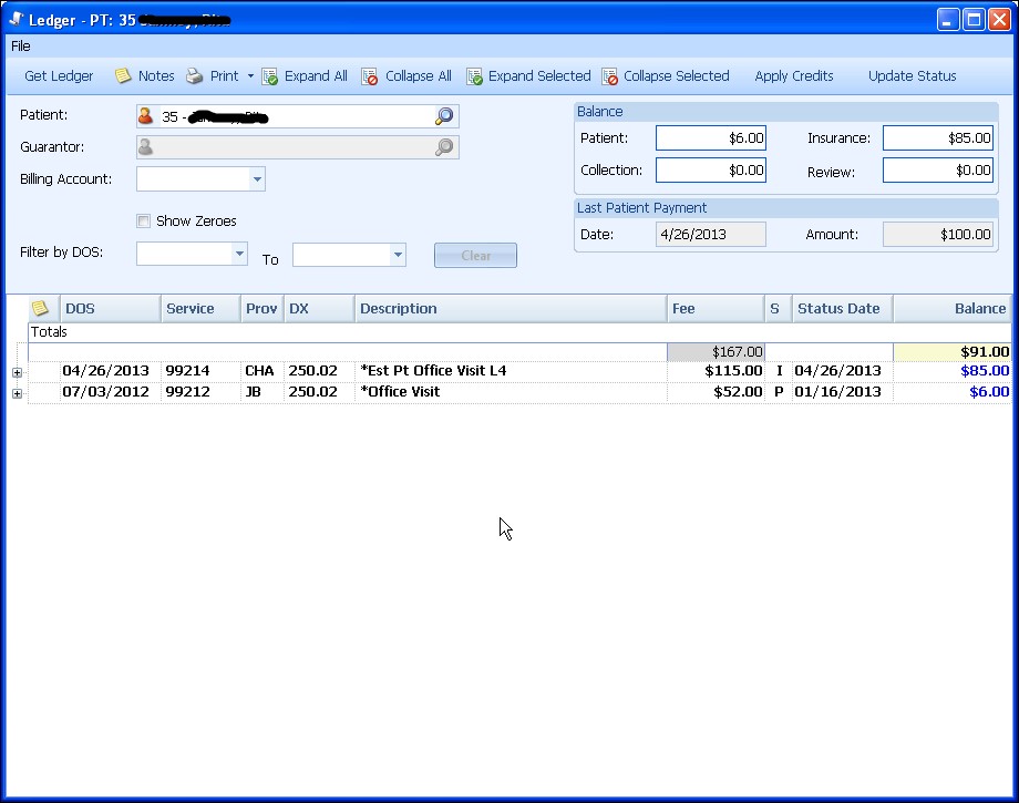 View Ledger | ChartLogic Help Center