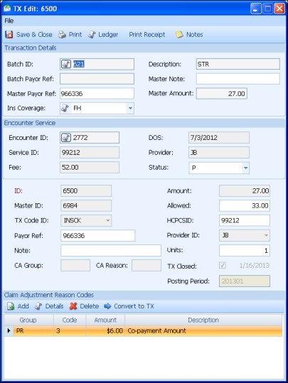 View Ledger | ChartLogic Help Center