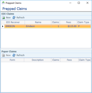 Generate Claims (Paper) | ChartLogic Help Center
