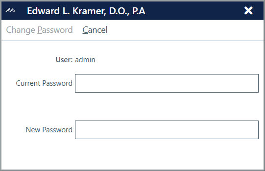 Changing Passwords | ChartLogic Help Center