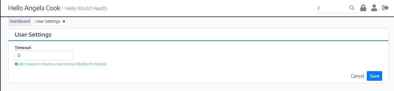 Auto Timeout | ChartLogic Help Center