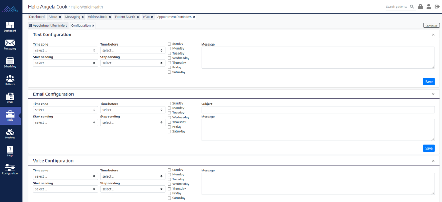 Appointment Reminders | ChartLogic Help Center
