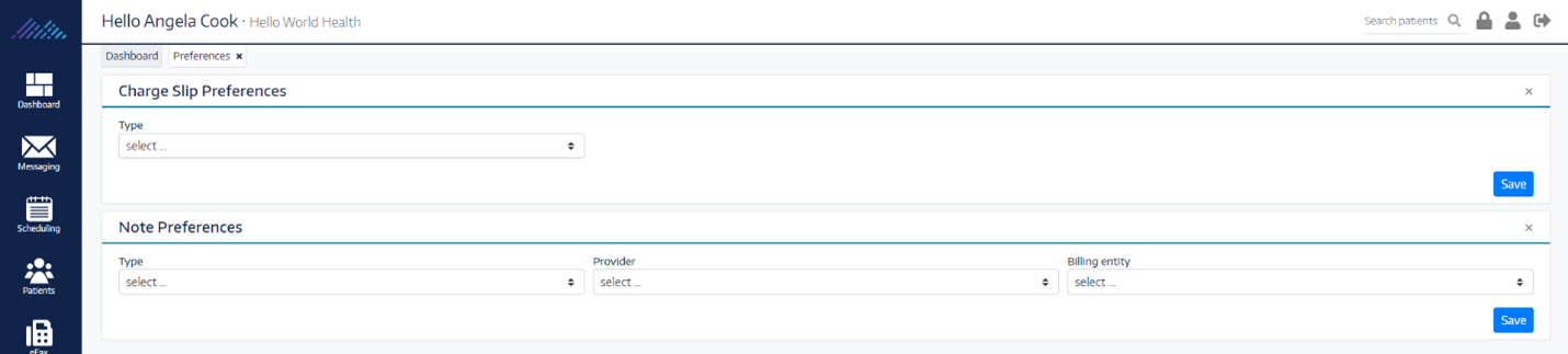 User Preferences | ChartLogic Help Center