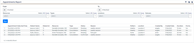 Reporting Module | ChartLogic Help Center