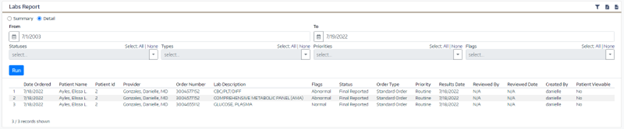Reporting Module | ChartLogic Help Center