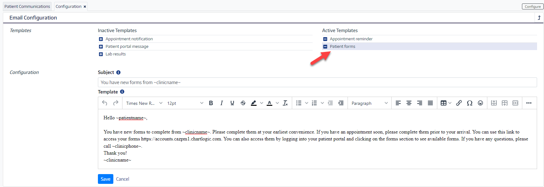 Notifications | ChartLogic Help Center